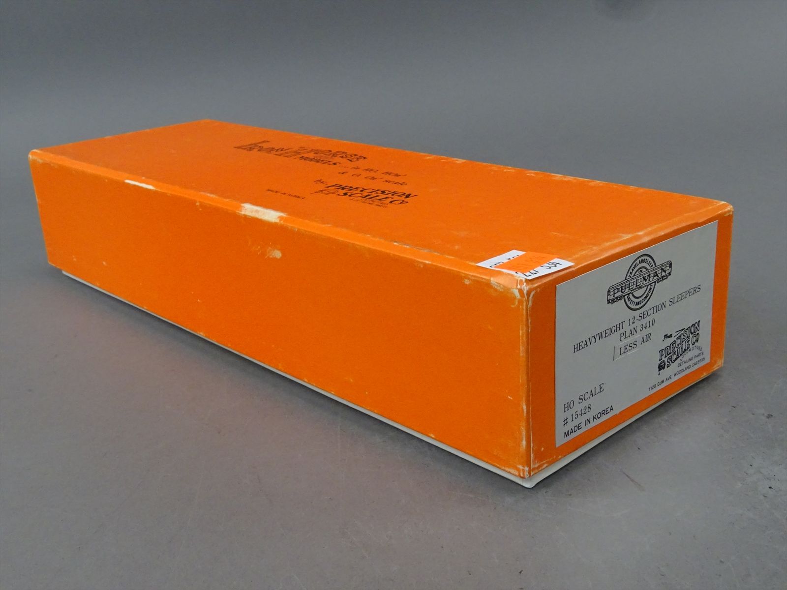 HO Brass Model - PSC 15428 Pullman HW 12-Section Sleeper Plan 3410 Less ...