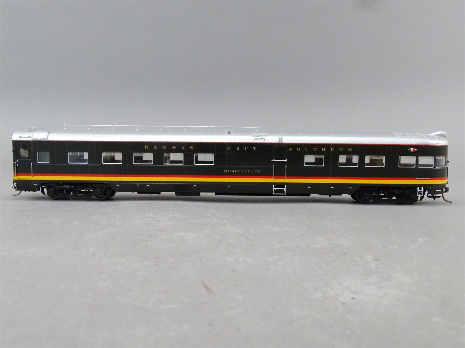 HO Brass Model - UTI 2003-A KCS Kansas City Southern Belle Observation Hospitality SINGLE CAR ...