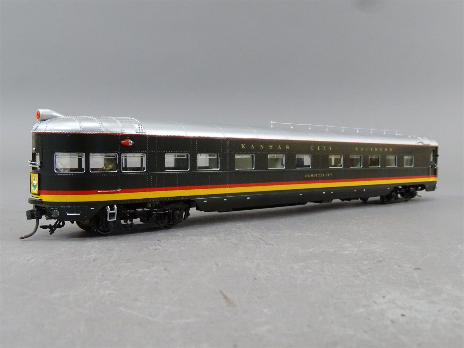 HO Brass Model - UTI 2003-A KCS Kansas City Southern Belle Observation Hospitality SINGLE CAR ...