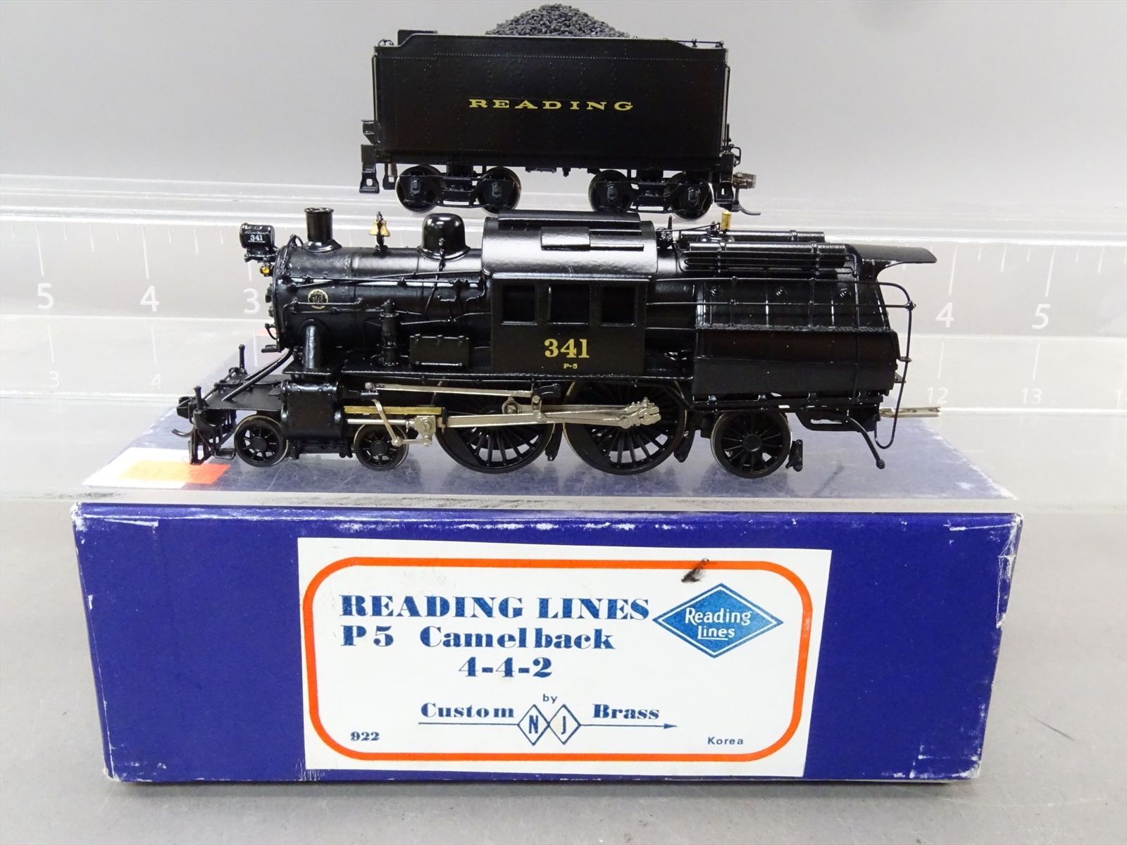 HO Brass Model - NJCB ST-922 RDG Reading Lines P-5 Camelback 4-4-2 #341 ...
