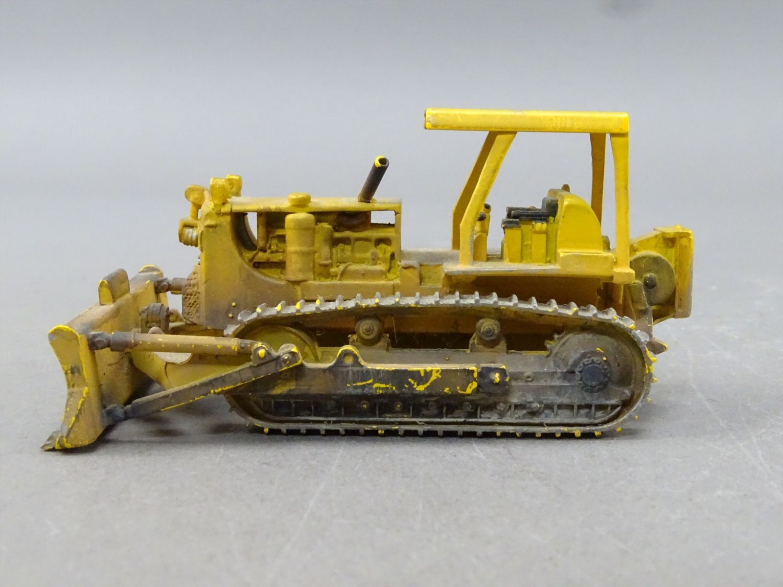 HO Pewter Model - OMI 3150 Bulldozer D8 Yellow w/ Wide Blade + Exterior ...