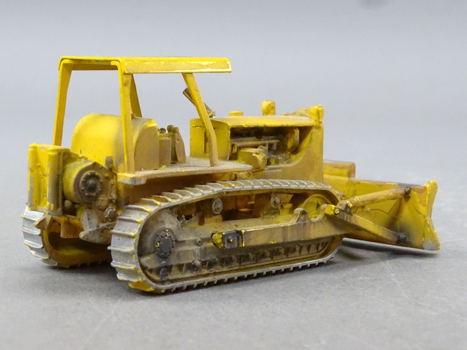 HO Pewter Model - OMI 3150 Bulldozer D8 Yellow w/ Wide Blade + Exterior ...