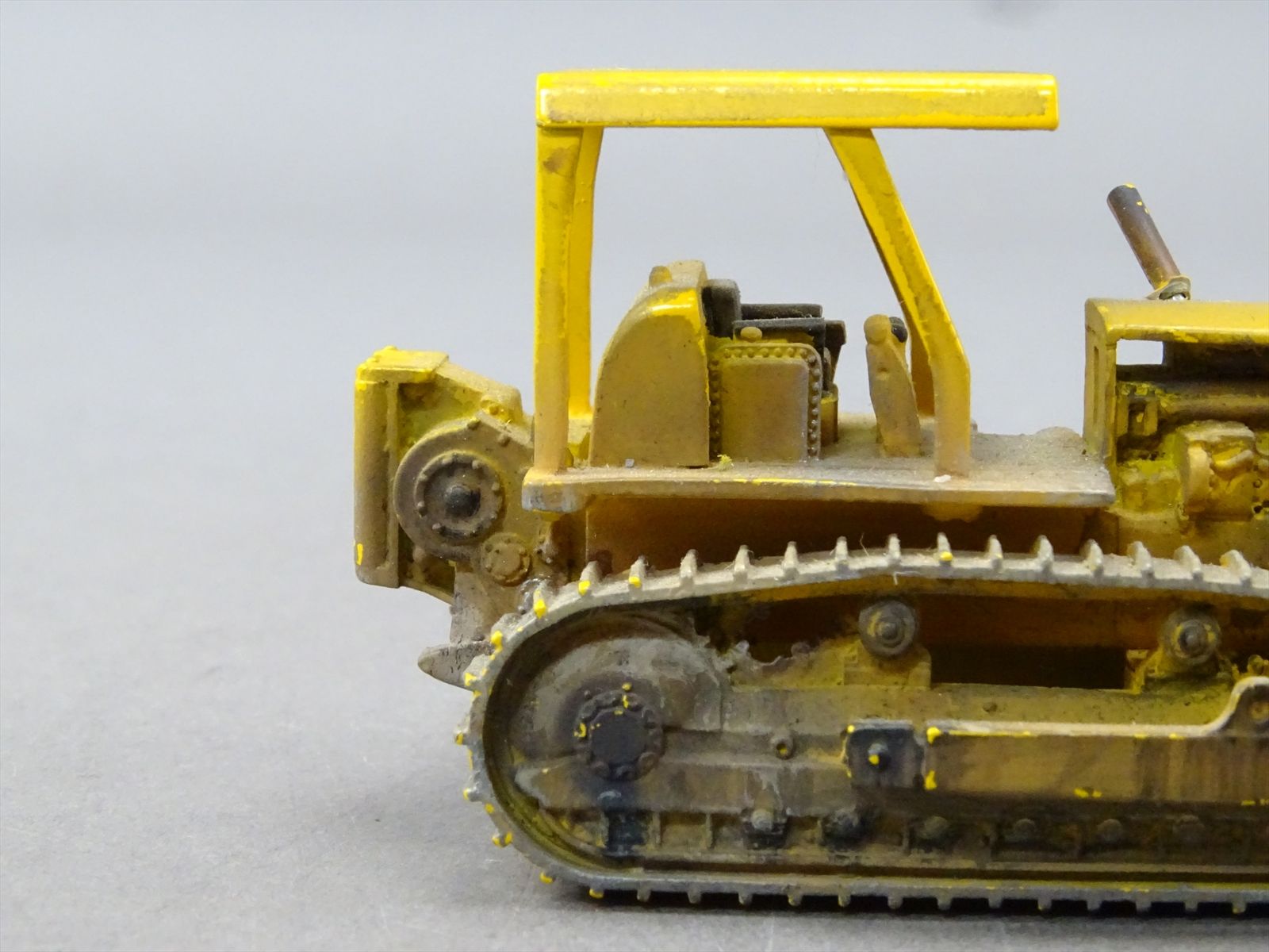 HO Pewter Model - OMI 3150 Bulldozer D8 Yellow w/ Wide Blade + Exterior ...