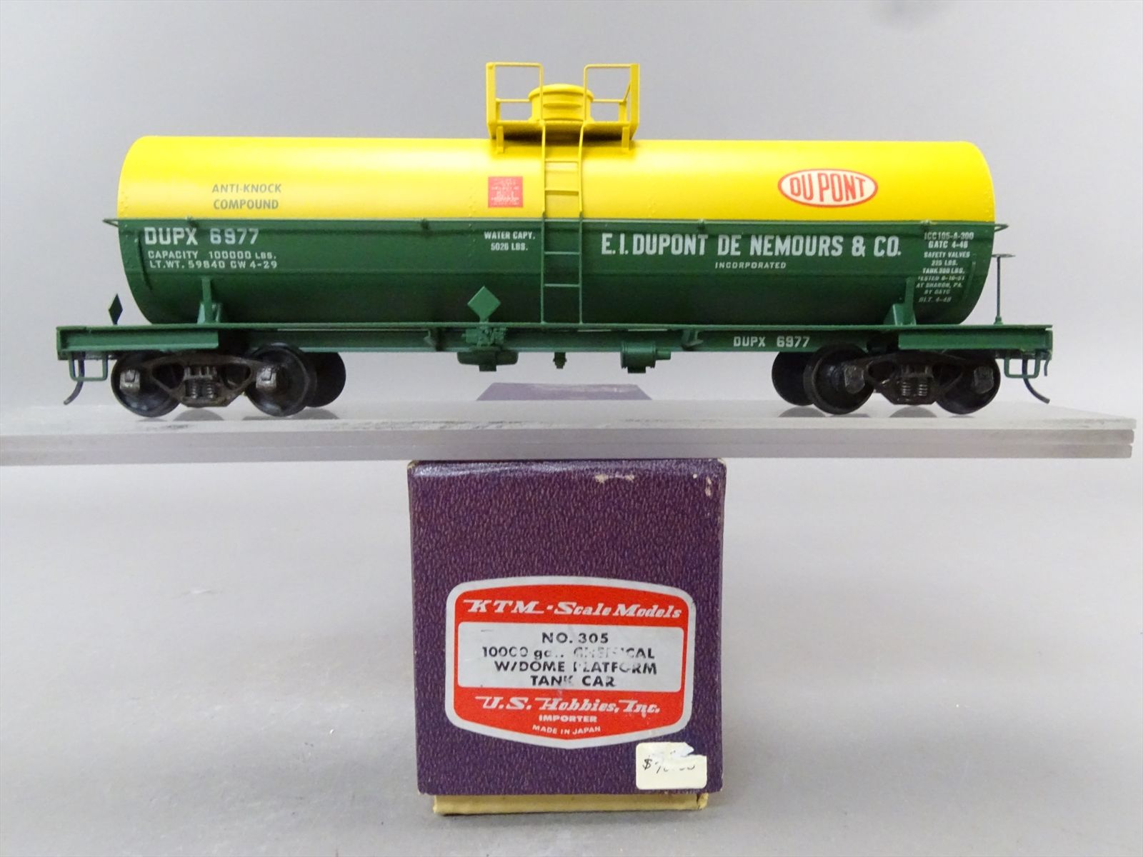 O Brass Model - USH US Hobbies 305 DUPX Dupont 10,000 Gallon Chemical ...