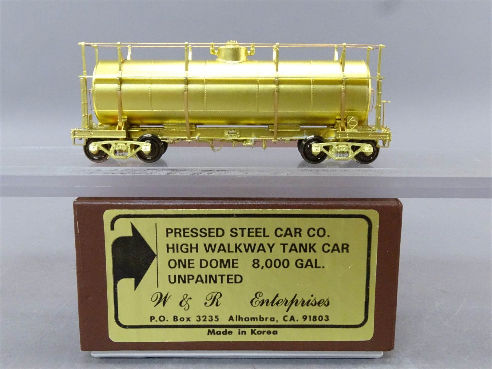 HO Brass Model - W&R AC&F Pressed Steel Car Co. High Walkway Tank Car ...