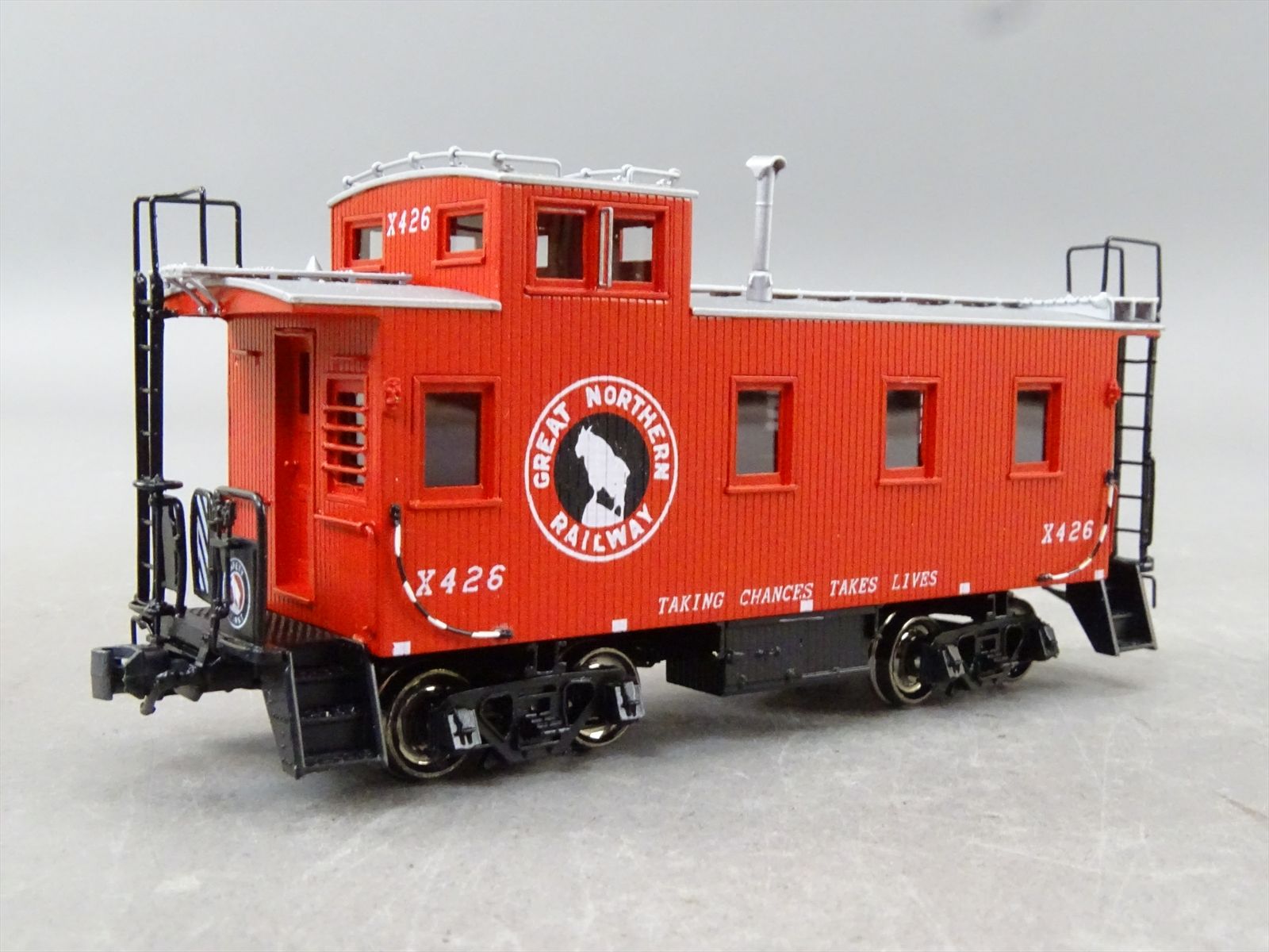 HO Brass Model - CIL 2243.1 GN Great Northern 25' Wood Caboose #X426 ...