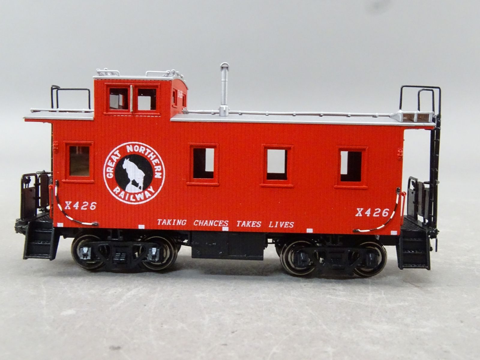 HO Brass Model - CIL 2243.1 GN Great Northern 25' Wood Caboose #X426 ...