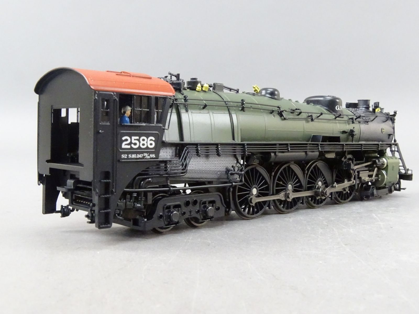 HO Brass Hybrid Model - BLI 2874 GN Great Northern S2 4-8-4 Open Cab ...