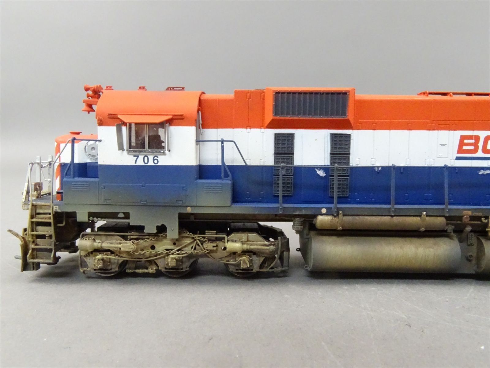 HO Brass Model - OMI AA-1171-1 BCR British Columbia Rail M630 #706 - F/P + DCC - 2006 Run - Ajin ...