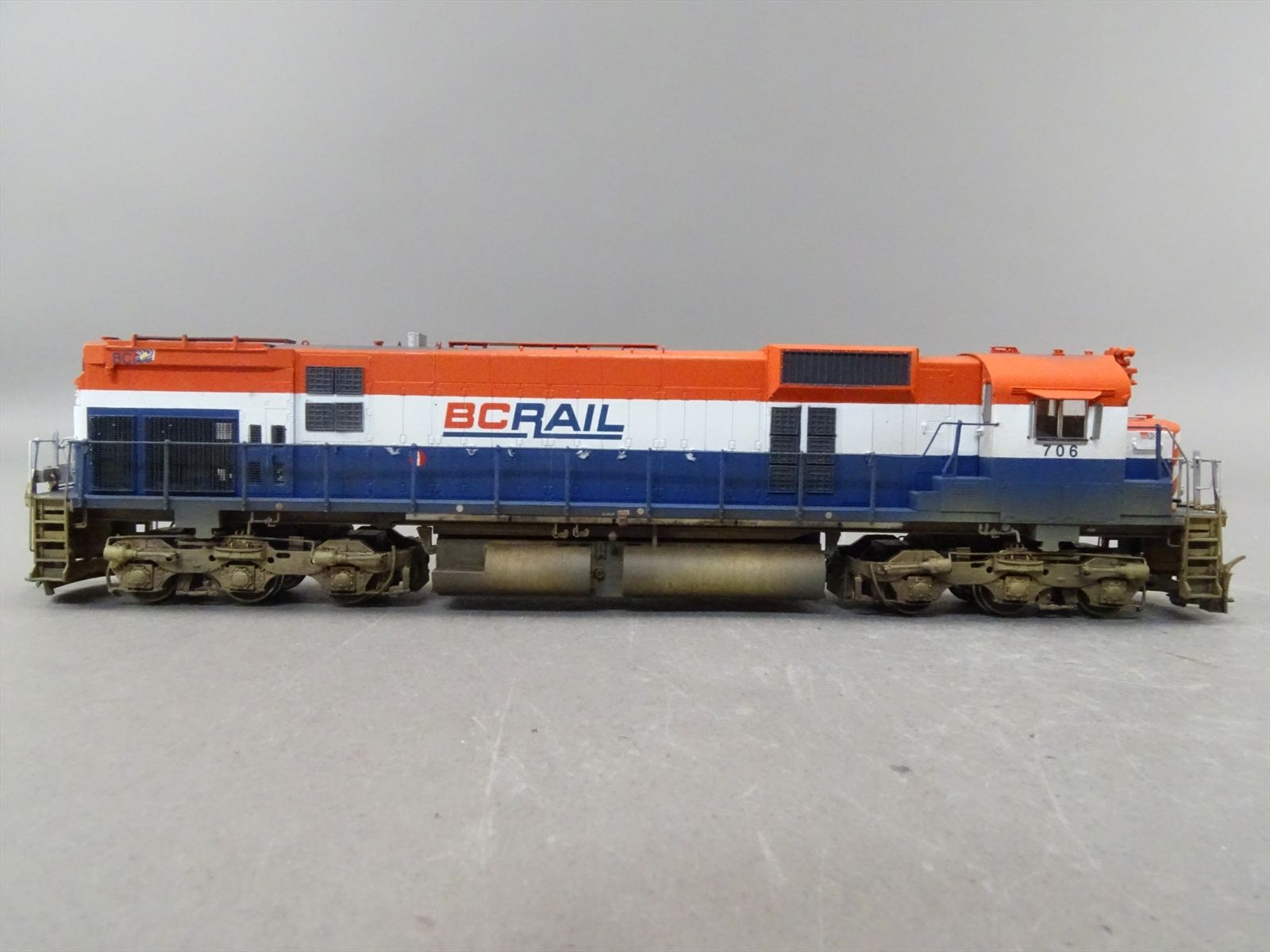 HO Brass Model - OMI AA-1171-1 BCR British Columbia Rail M630 #706 - F/P + DCC - 2006 Run - Ajin ...