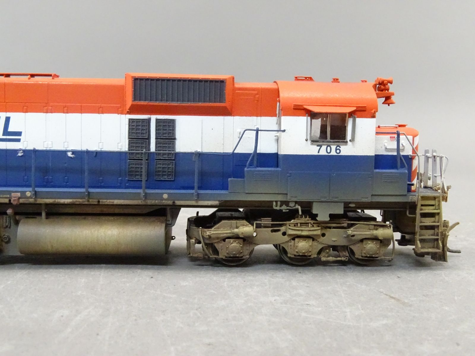 HO Brass Model - OMI AA-1171-1 BCR British Columbia Rail M630 #706 - F/P + DCC - 2006 Run - Ajin ...