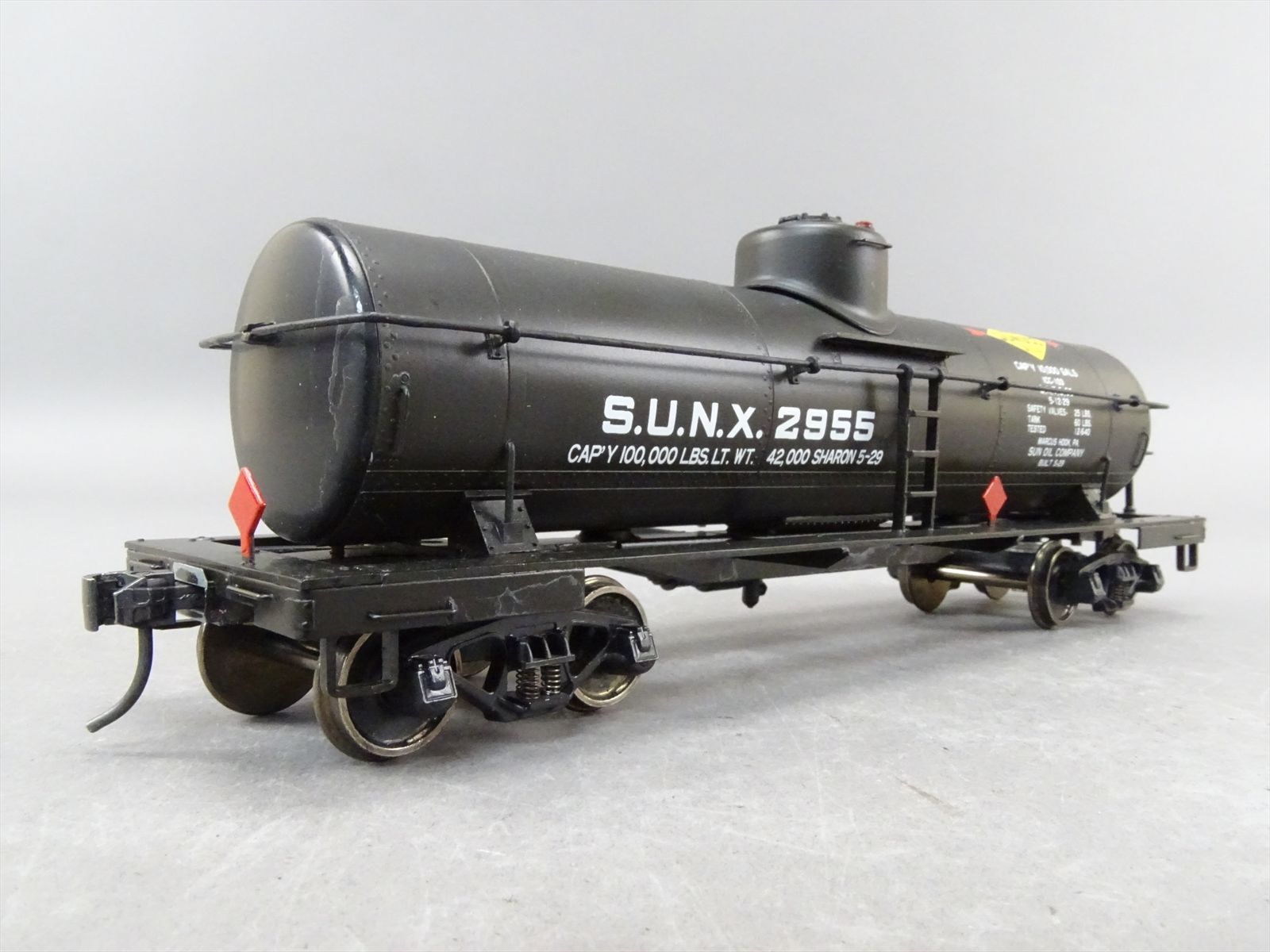 O Brass Model - Williams SUNX Sunoco Gas Oil Single Dome Tank Car #2955 ...