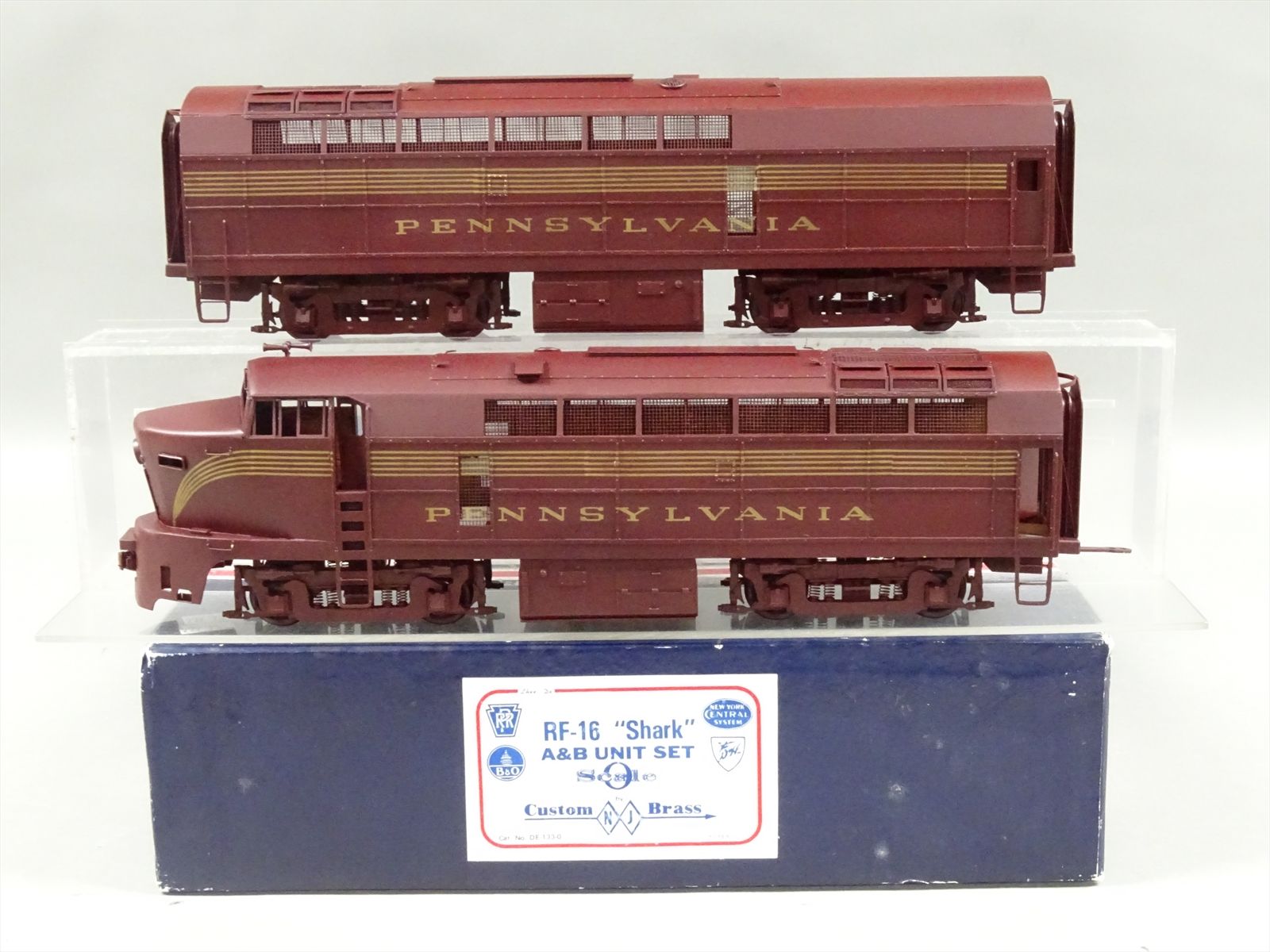 O Brass Model - NJCB DE-133-O PRR Pennsylvania RF-16 RF-16A RF-16B A-B ...