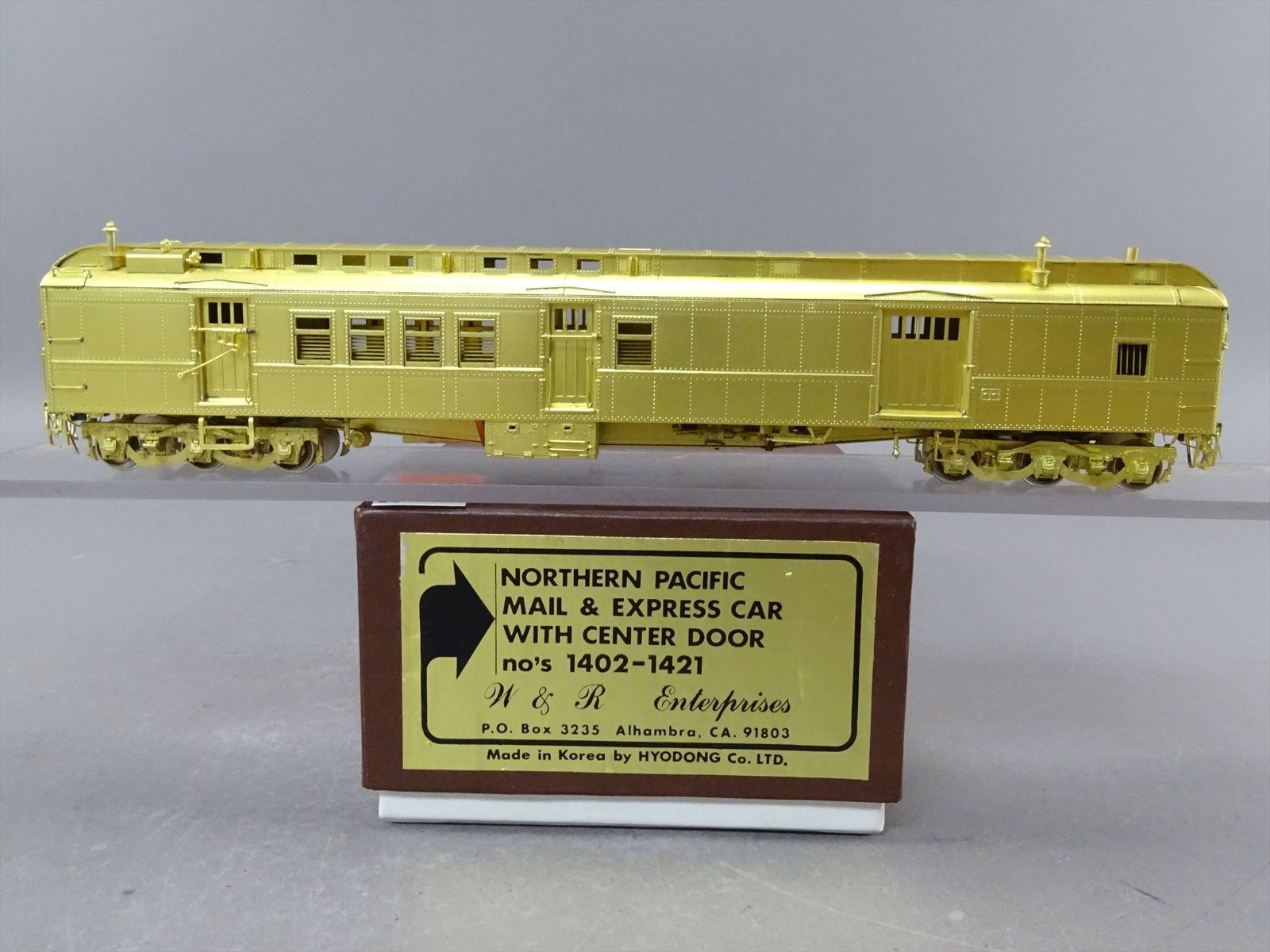 HO Brass Model - W&R NP Northern Pacific Mail & Express Car w/ Center ...