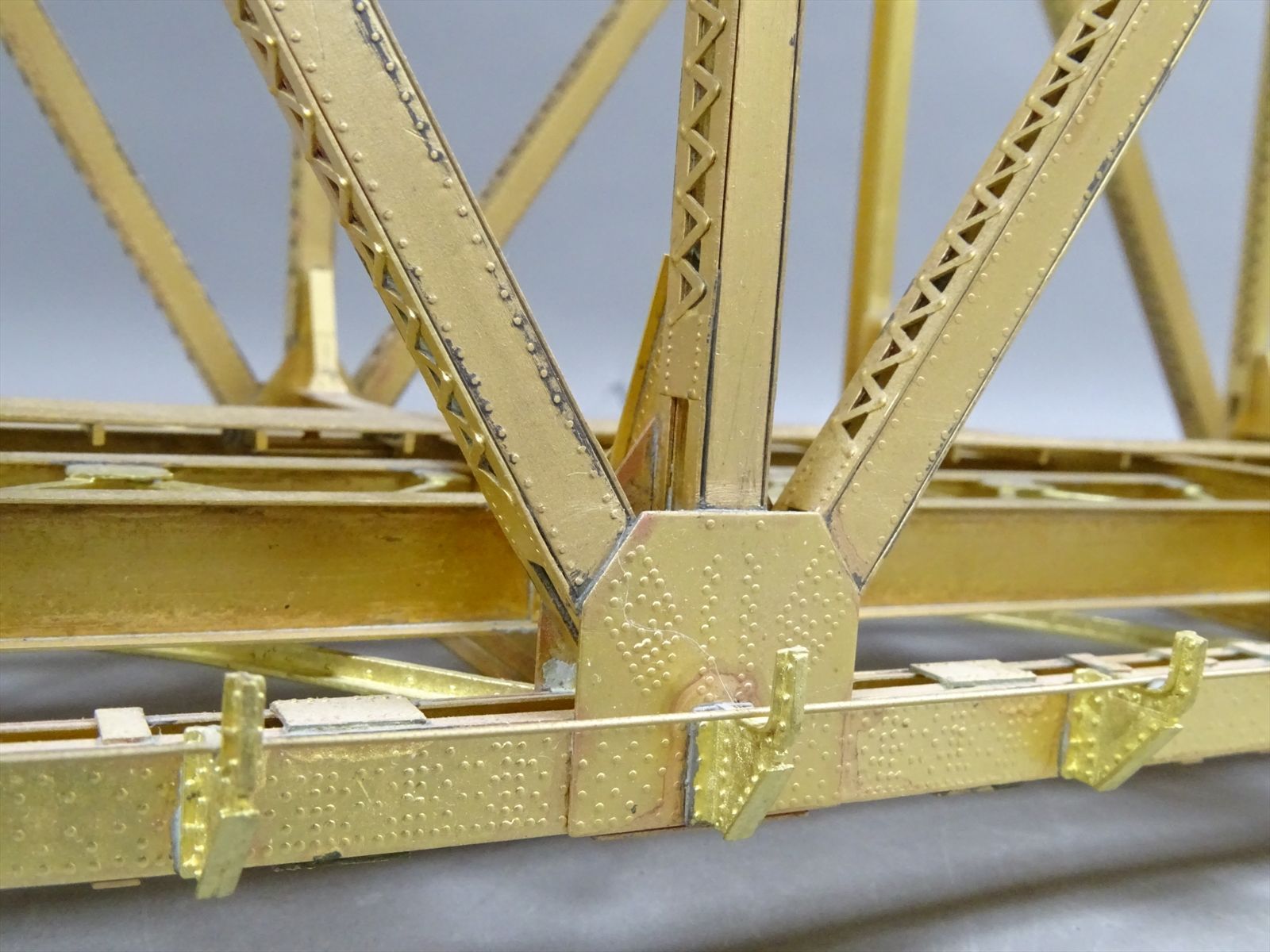 HO Brass Model Structure - OMI 3450 Camel Back Warren Truss Double ...