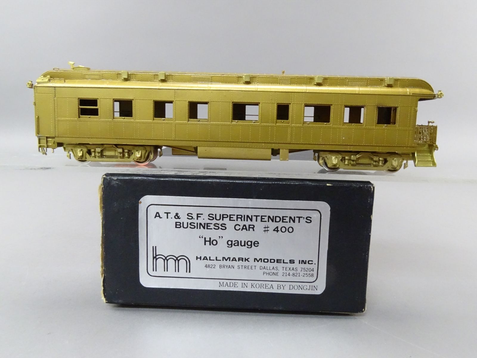 HO Brass Model - Hallmark AT&SF Superintendent's Business Car ...