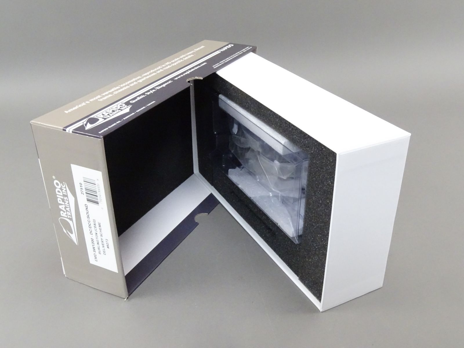 HO Plastic Model - Rapido 27510 EMD SW1200 CB&Q Burlington #9273 - F/P ...