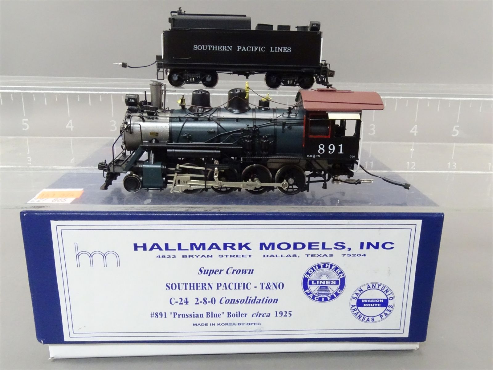 HO Brass Model - Hallmark Super Crown SP Southern Pacific T&NO C-24 2-8 ...