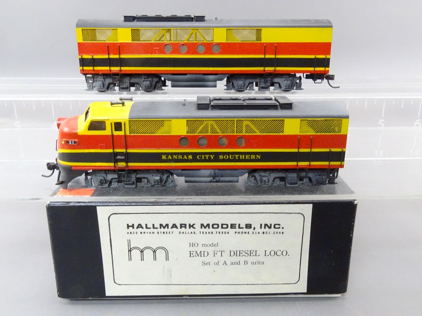 HO Brass Model - Hallmark KCS Kansas City Southern FT FTA FTB A-B Set ...