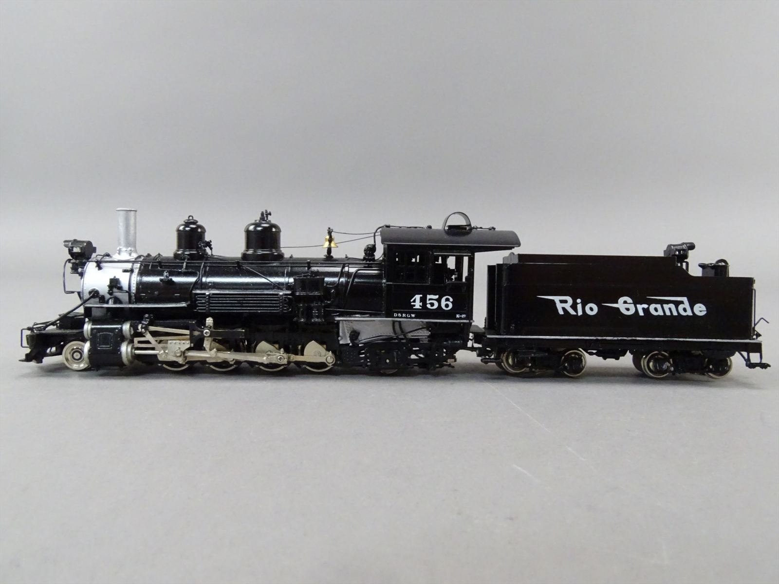 HOn3 Brass Model - PSC 16750-1 D&RGW k-27 Flying Rio Grande 2-8-2 #456 ...