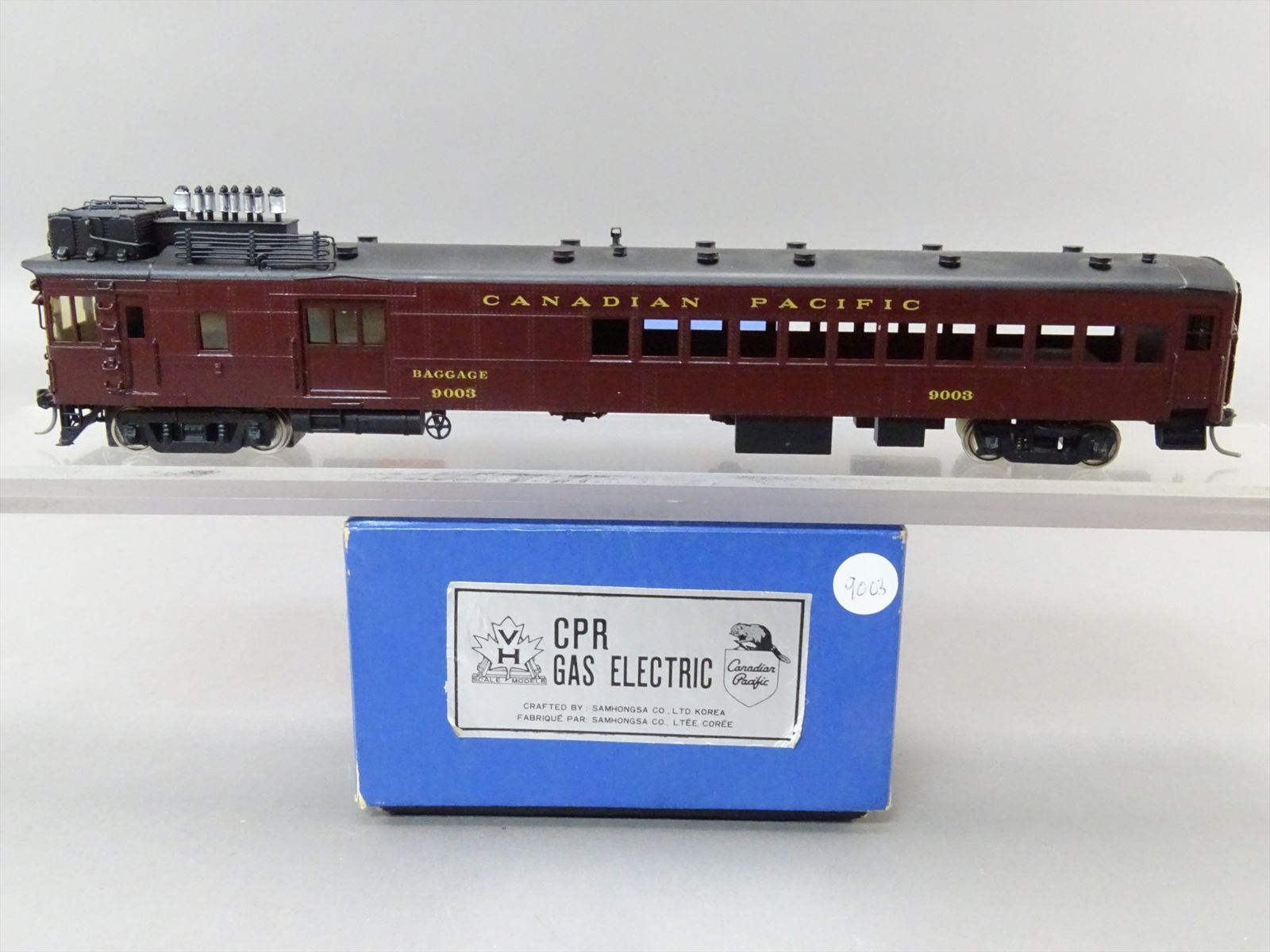 HO Brass Model - VH CP CPR Canadian Pacific Gas Electric #9003 - Custom - 1983 Run - Samhongsa