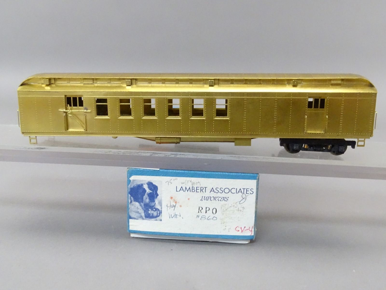 HO Brass Model - Lambert 860 AT&SF Santa Fe RPO HW Heavyweight ...