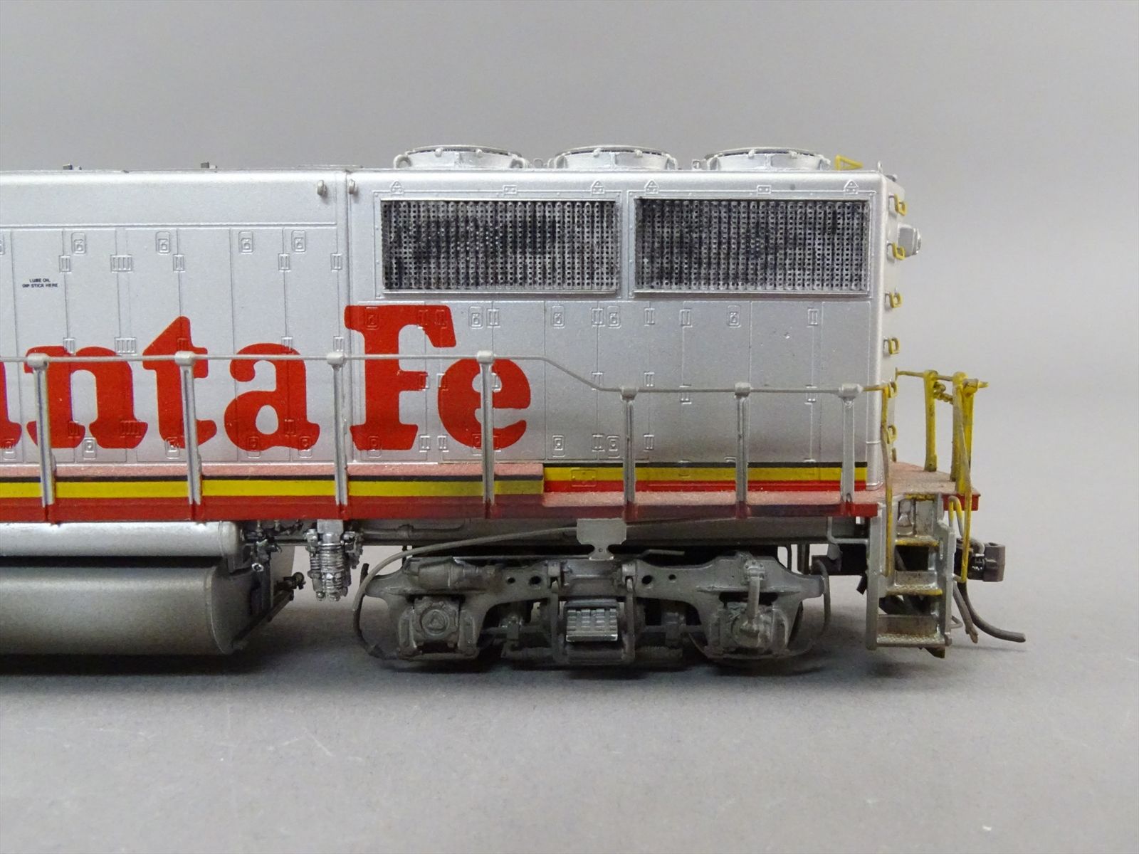 HO Brass Model - OMI 5401.2 AT&SF Santa Fe GP60B Red / Silver #330B - F/P + DCC + Weathered ...