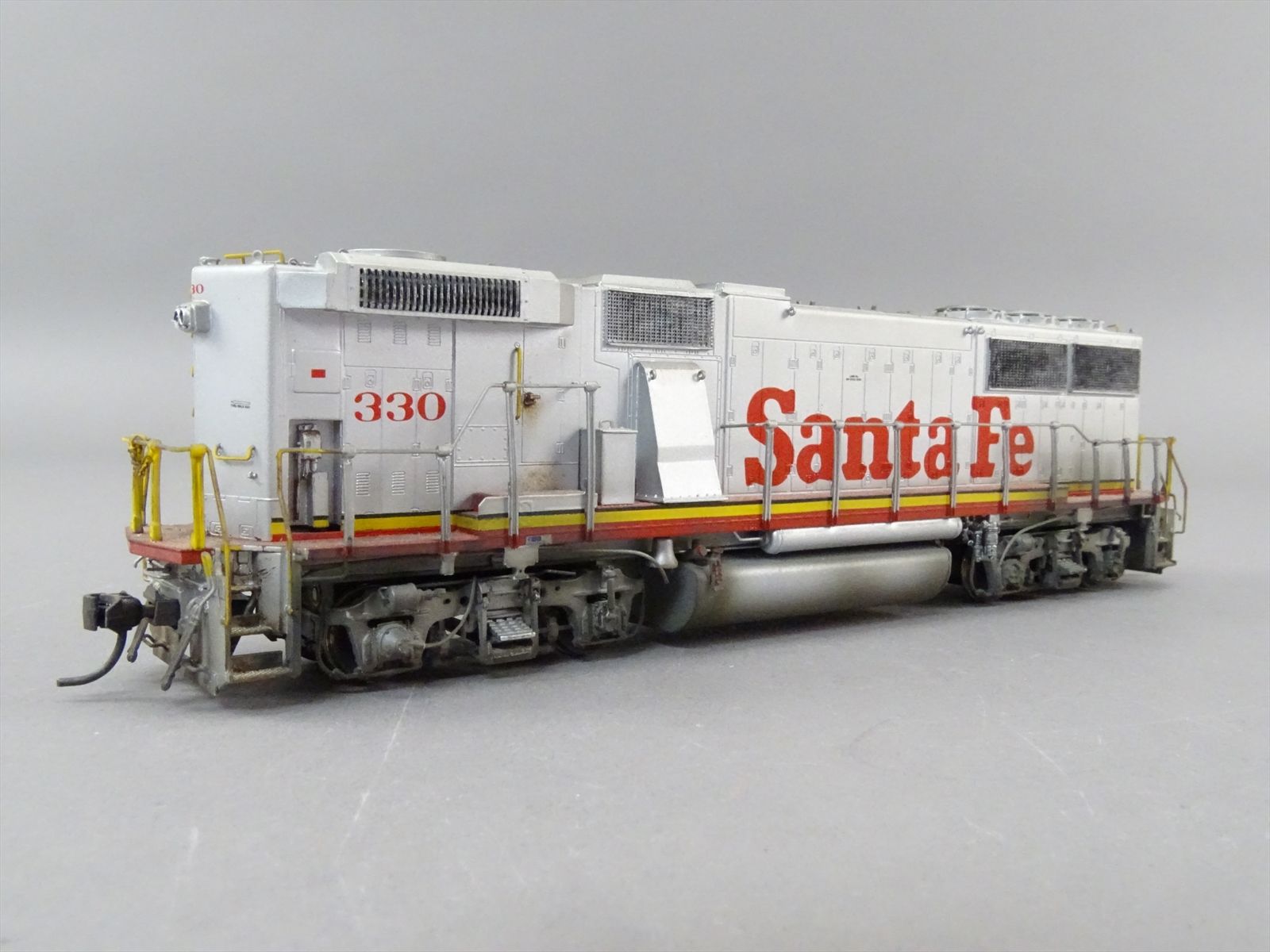 HO Brass Model - OMI 5401.2 AT&SF Santa Fe GP60B Red / Silver #330B - F/P + DCC + Weathered ...