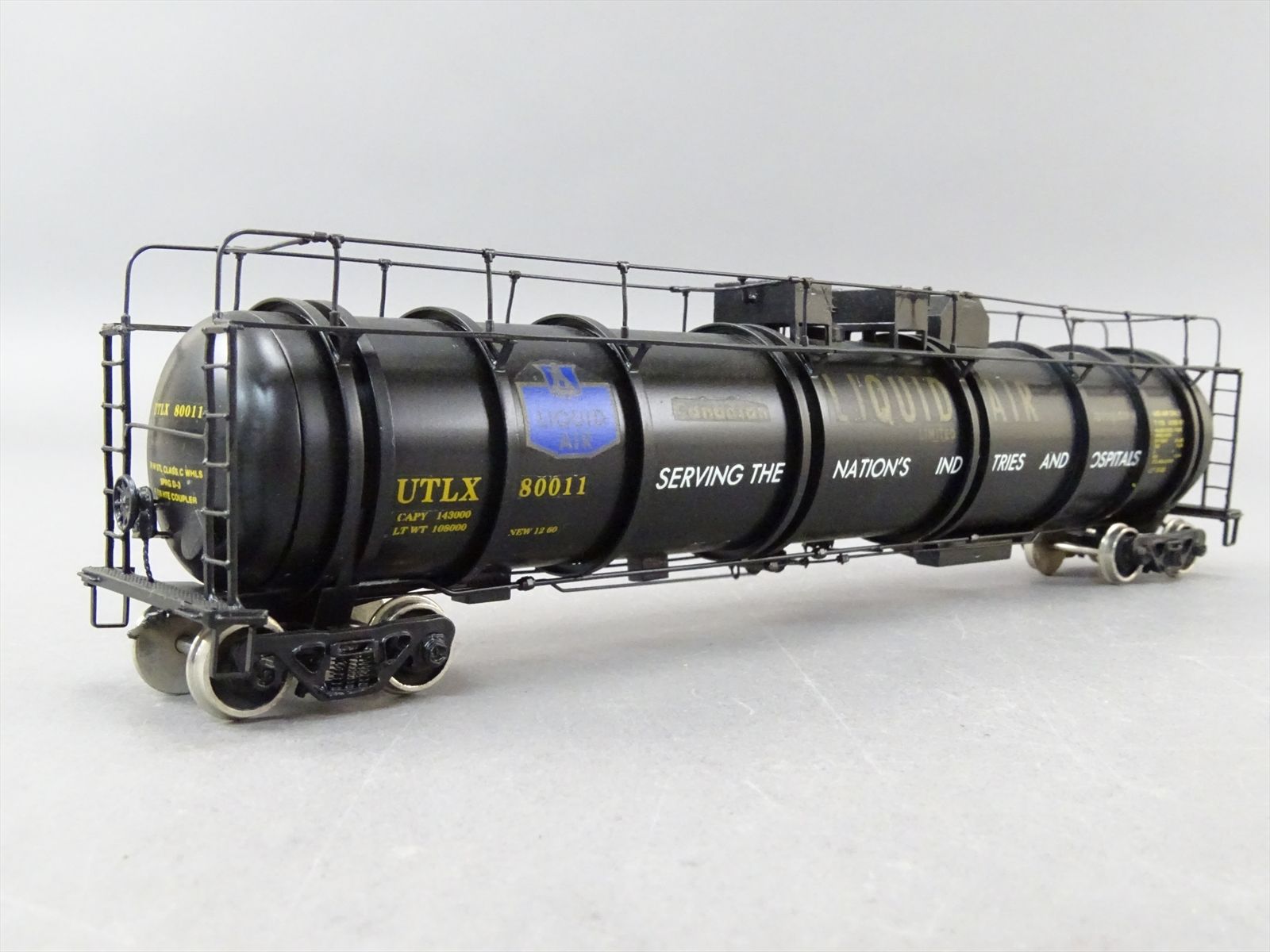 HO Brass Model - OMI 3029 UTLX Canadian Liquid Air Company 61' Liquid ...