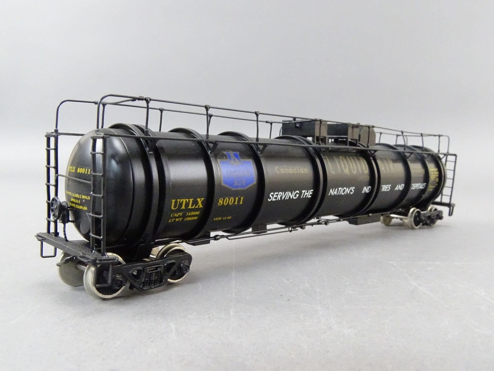 HO Brass Model - OMI 3029 UTLX Canadian Liquid Air Company 61' Liquid ...