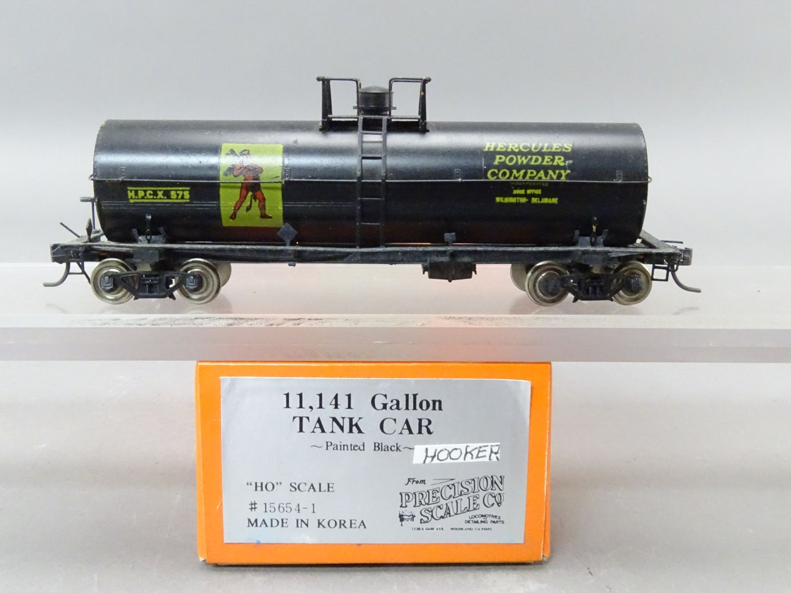 HO Brass Model - PSC 15654-1 HPCX Hercules Powder 11141 Gallon Tank Car ...