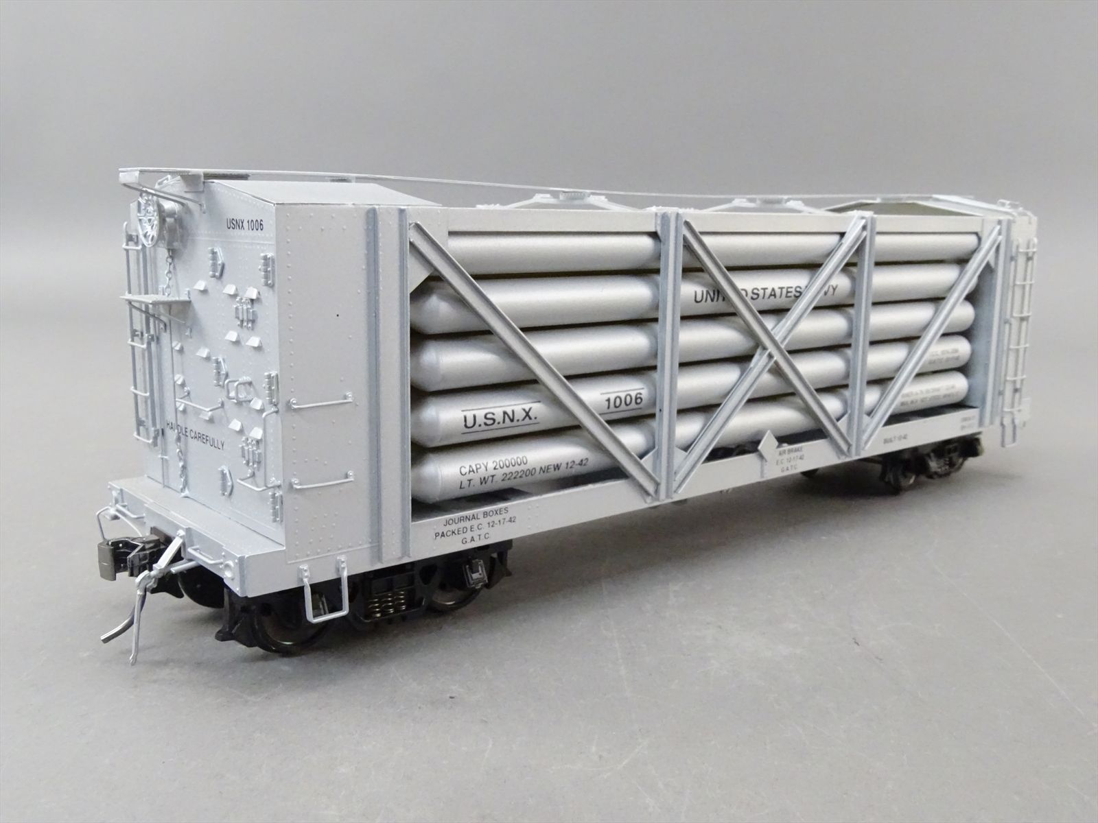 O Brass Model - Pecos River PRB 4491 US Navy USNX Helium Car #1006 - F ...