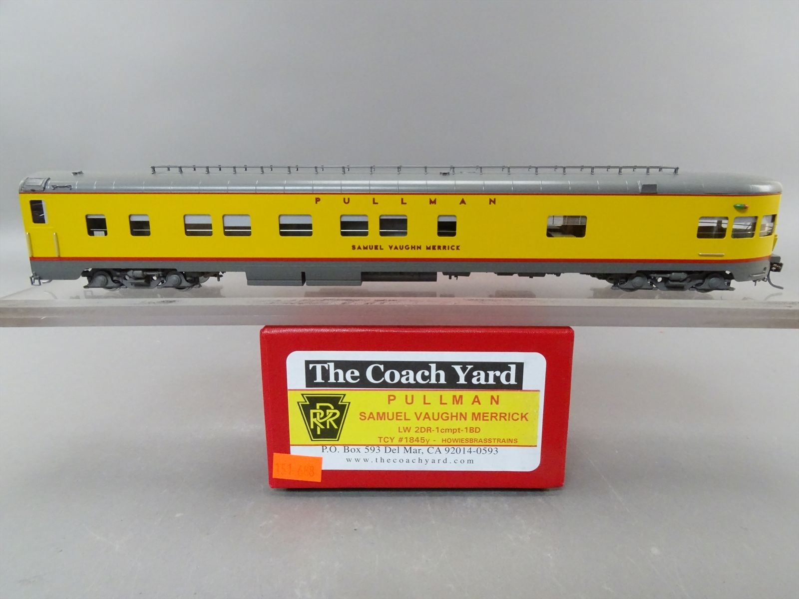 HO Brass Model - TCY 1845y PRR Pennsylvania LW 2-1-1 Observation ...