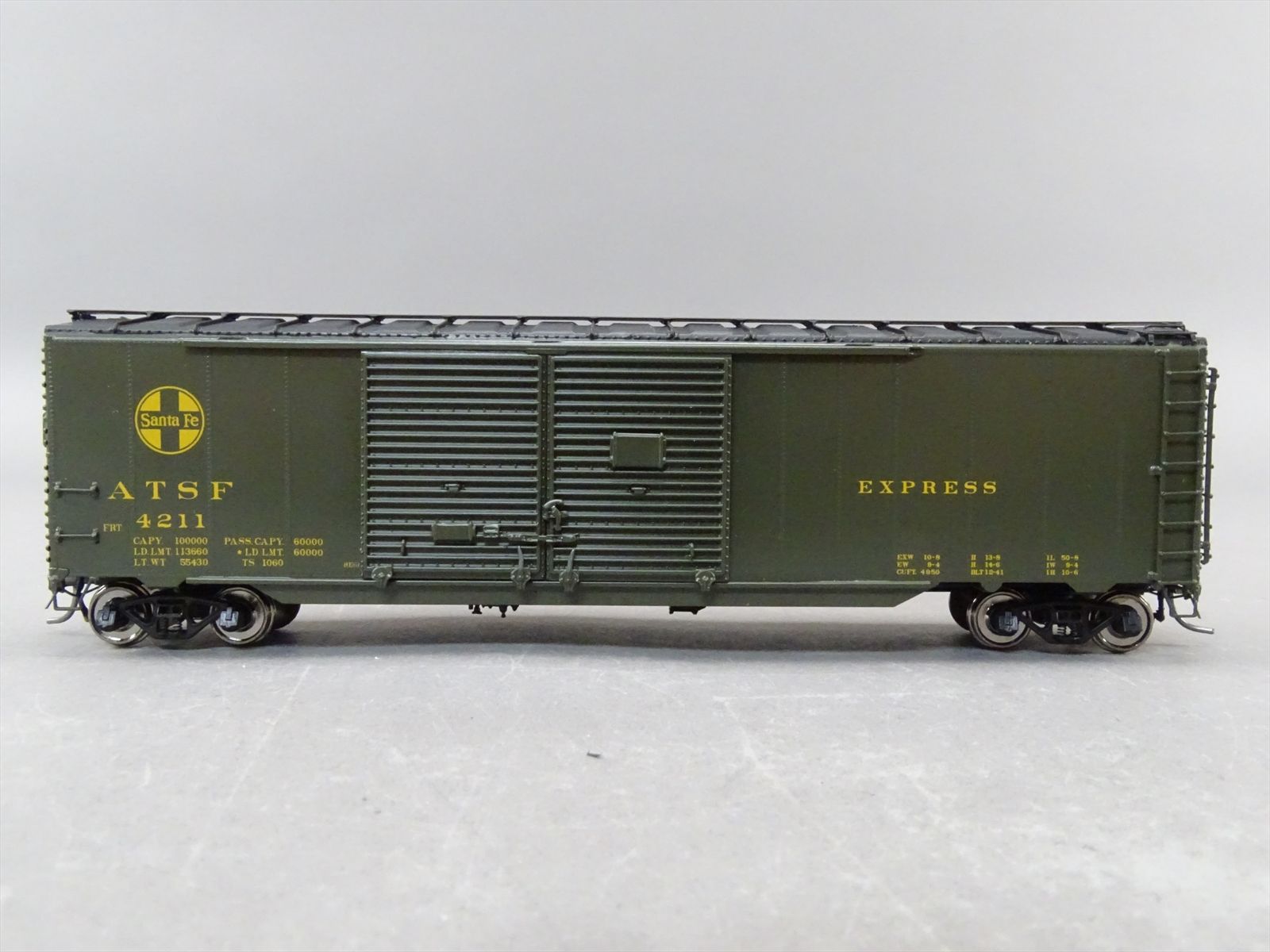 HO Brass Model - TCY 0441 AT&SF Santa Fe Express Box Car #4211 - F/P ...
