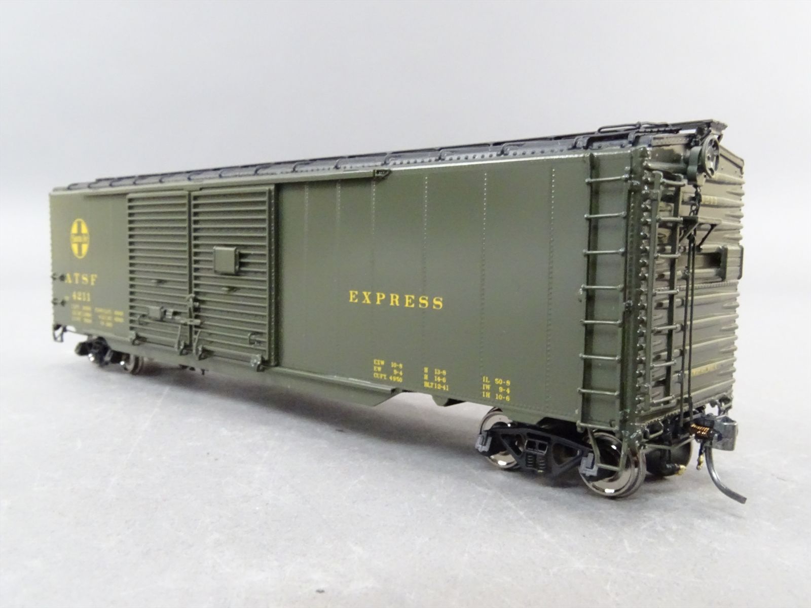 HO Brass Model - TCY 0441 AT&SF Santa Fe Express Box Car #4211 - F/P ...
