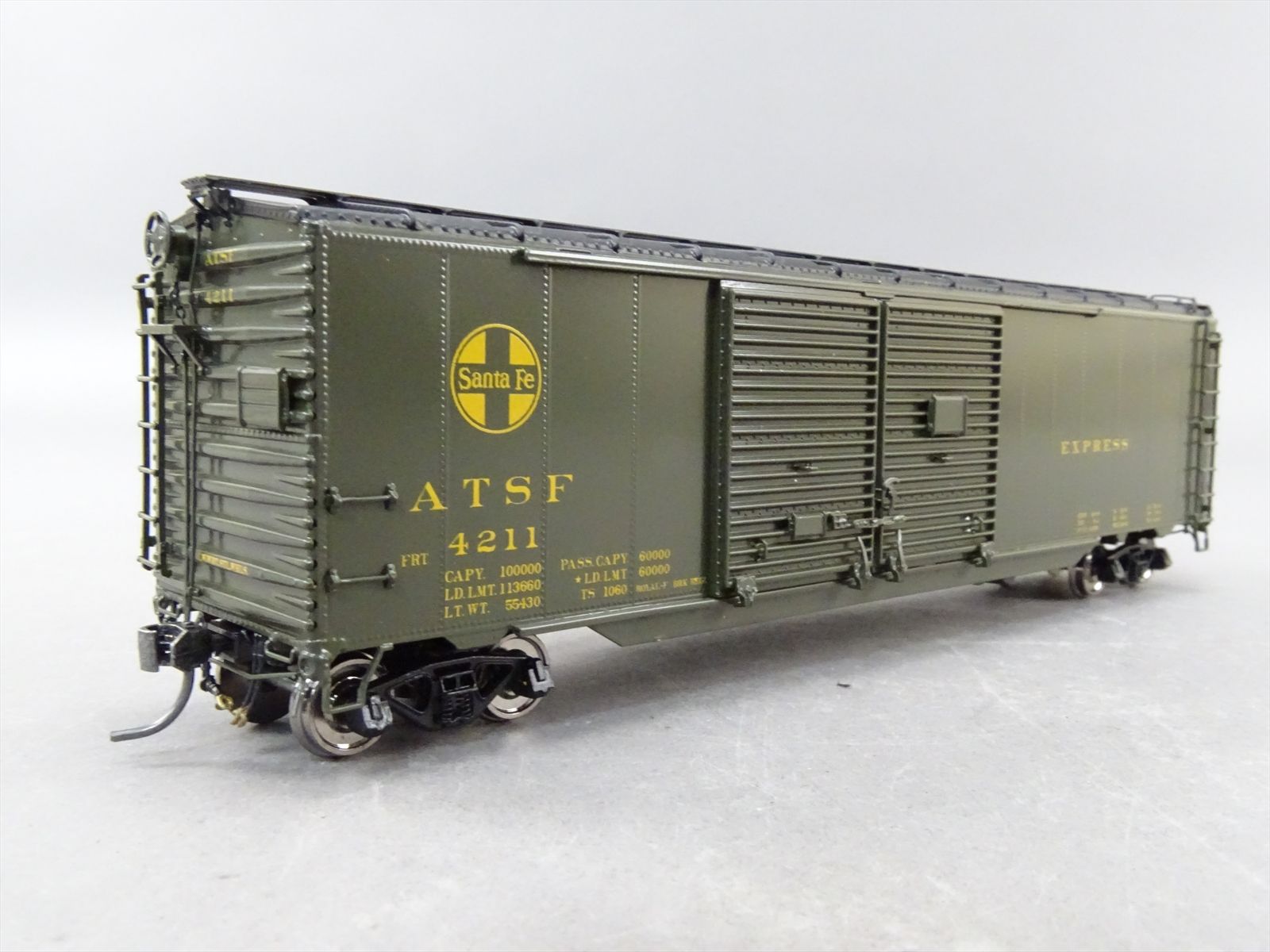 HO Brass Model - TCY 0441 AT&SF Santa Fe Express Box Car #4211 - F/P ...