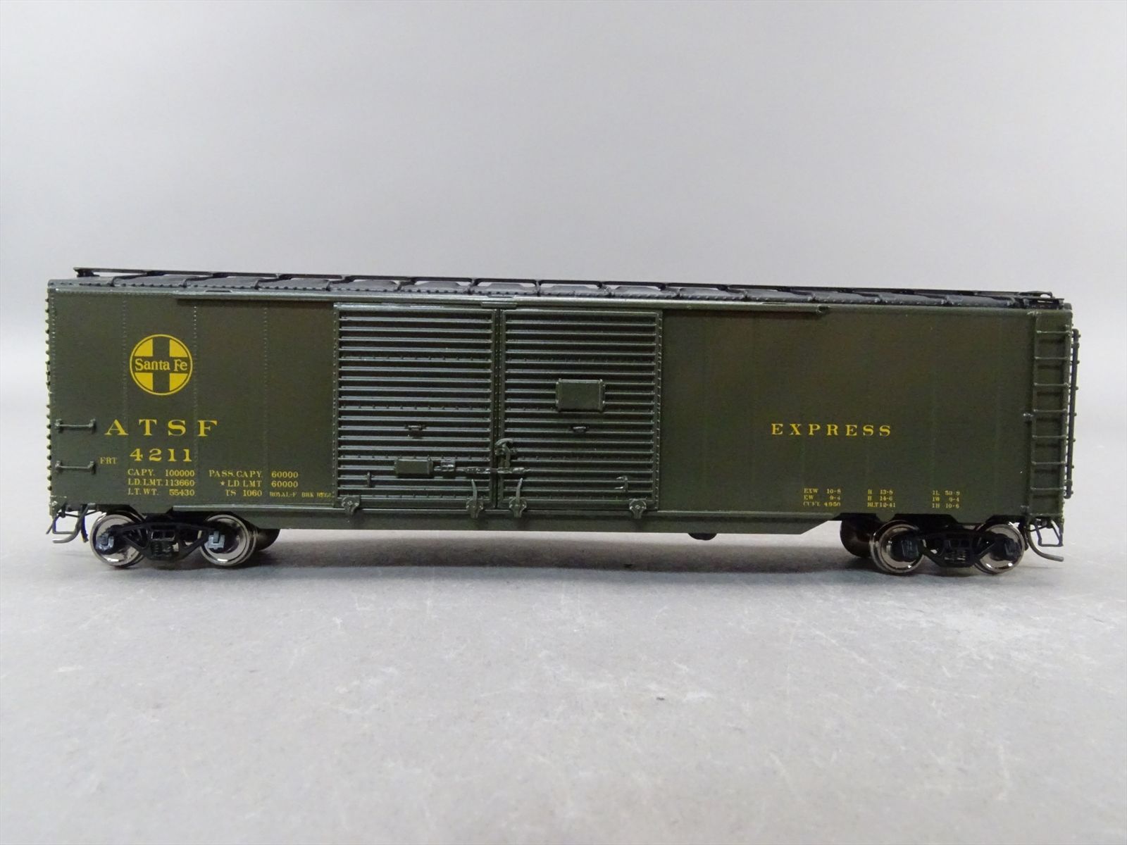 HO Brass Model - TCY 0441 AT&SF Santa Fe Express Box Car #4211 - F/P ...