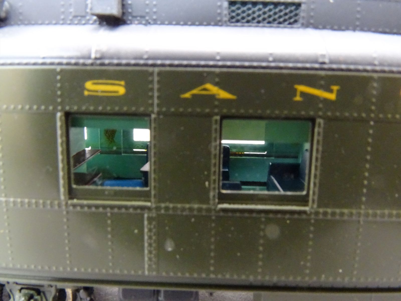 HO Brass Model - TCY 0488 AT&SF Santa Fe Superintendent's Business Car ...