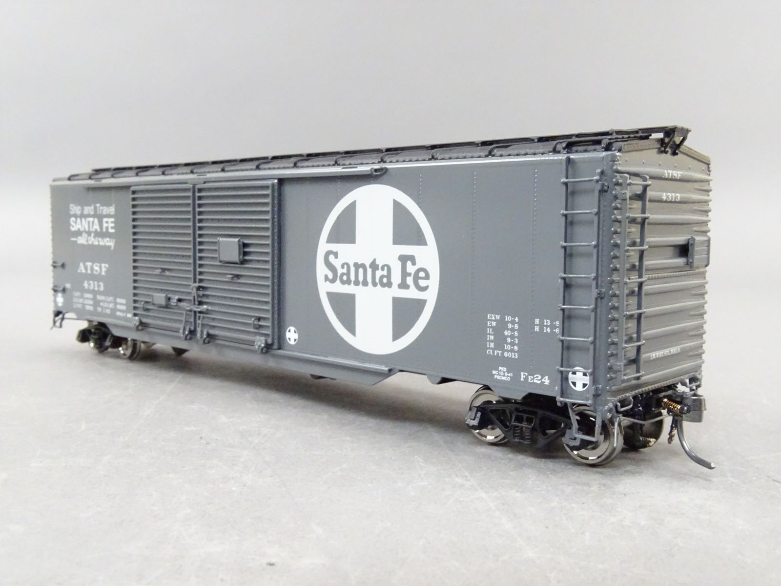 HO Brass Model - TCY 0441.1 AT&SF Santa Fe Express Boxcar Box Car ...