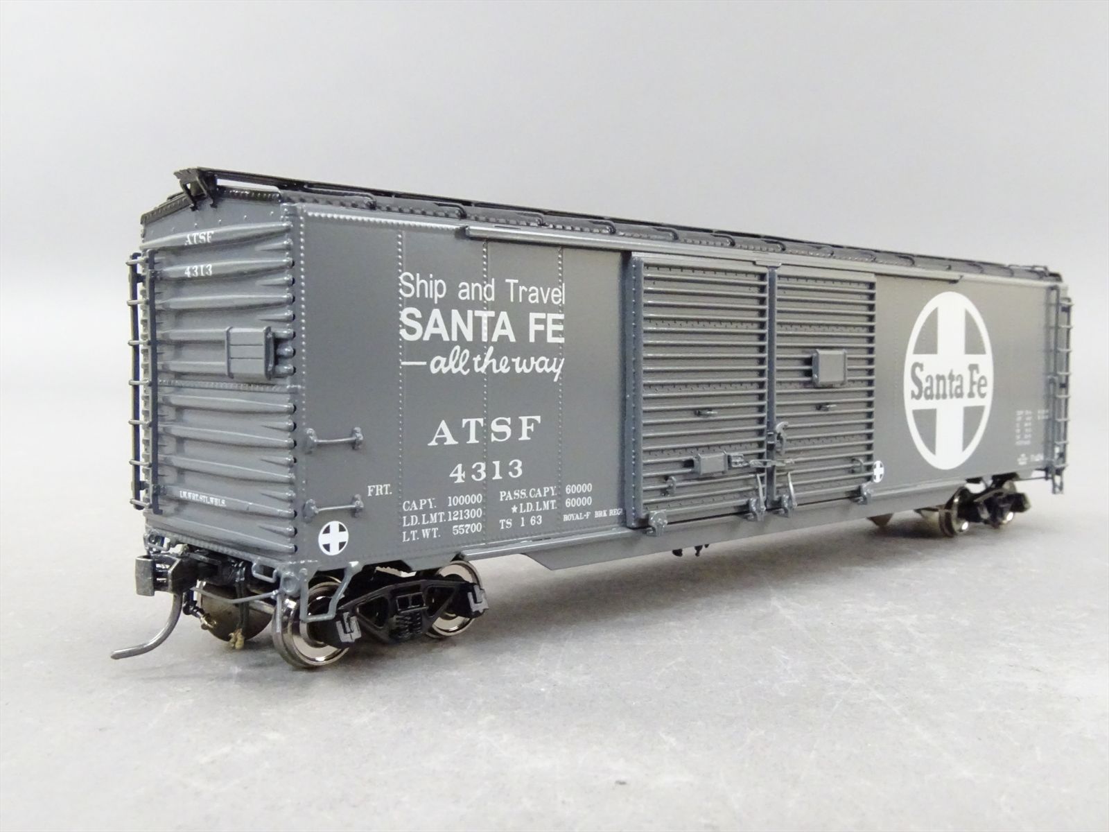 HO Brass Model - TCY 0441.1 AT&SF Santa Fe Express Boxcar Box Car ...