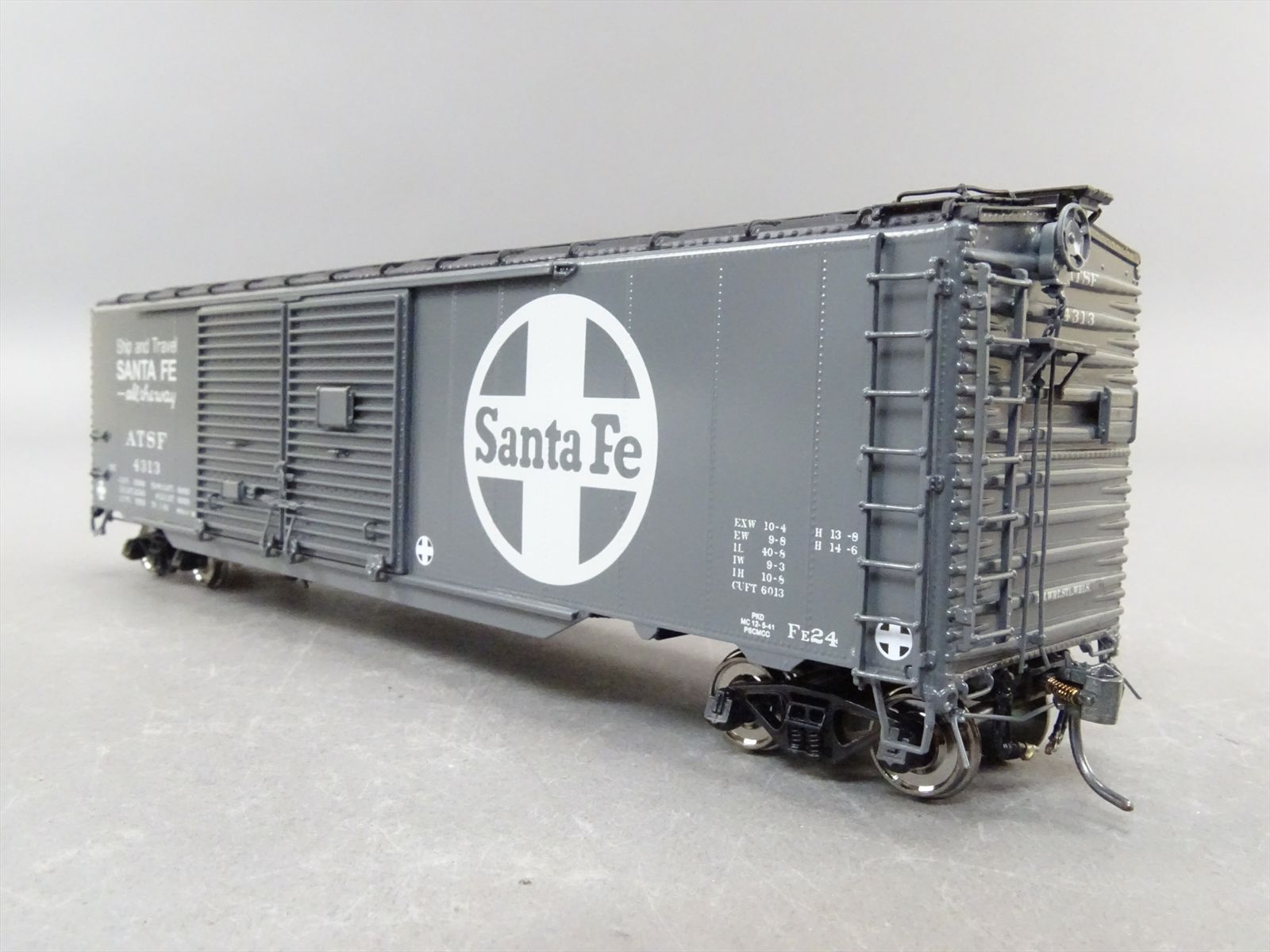 HO Brass Model - TCY 0441.1 AT&SF Santa Fe Express Boxcar Box Car ...