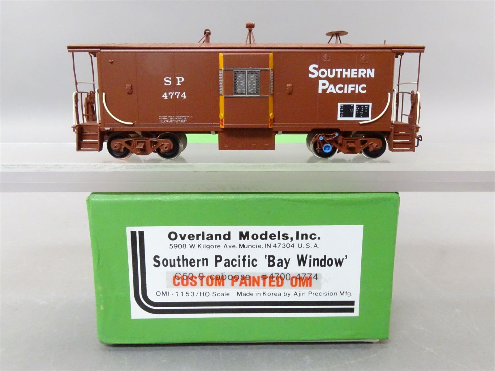 HO Brass Model - OMI 1153.1 SP Southern Pacific Bay Window Caboose C50 ...