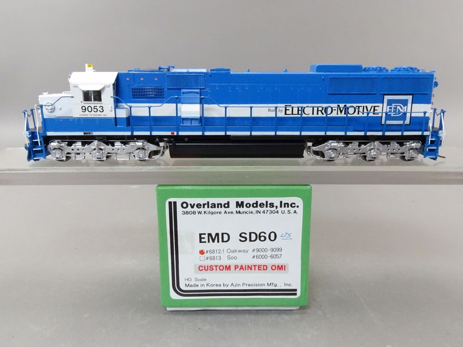HO Brass Model - OMI 6812.1 Oakway Leasing EMD SD60 #9053 - F/P CPOMI - 1996 Run - Ajin