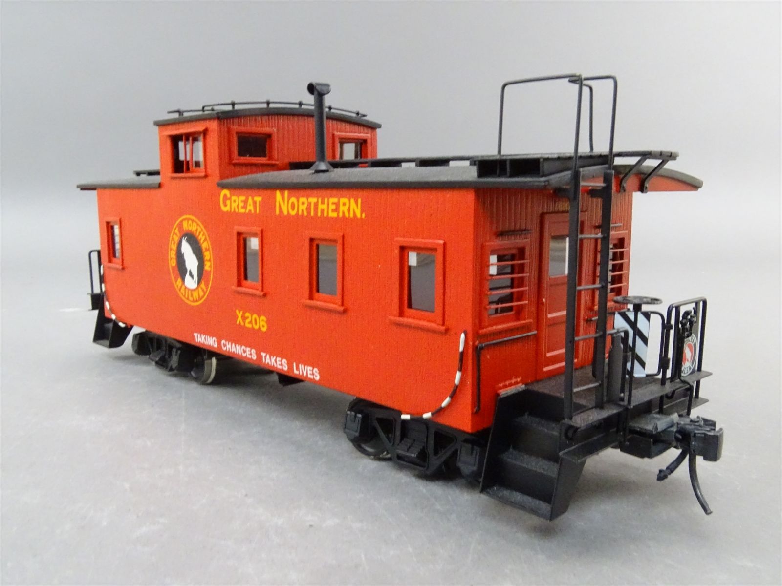 O Brass Model - OMI 0010 GN Great Northern 30' Wood Caboose #X206 - Custom - 1978 Run - Kookjea ...