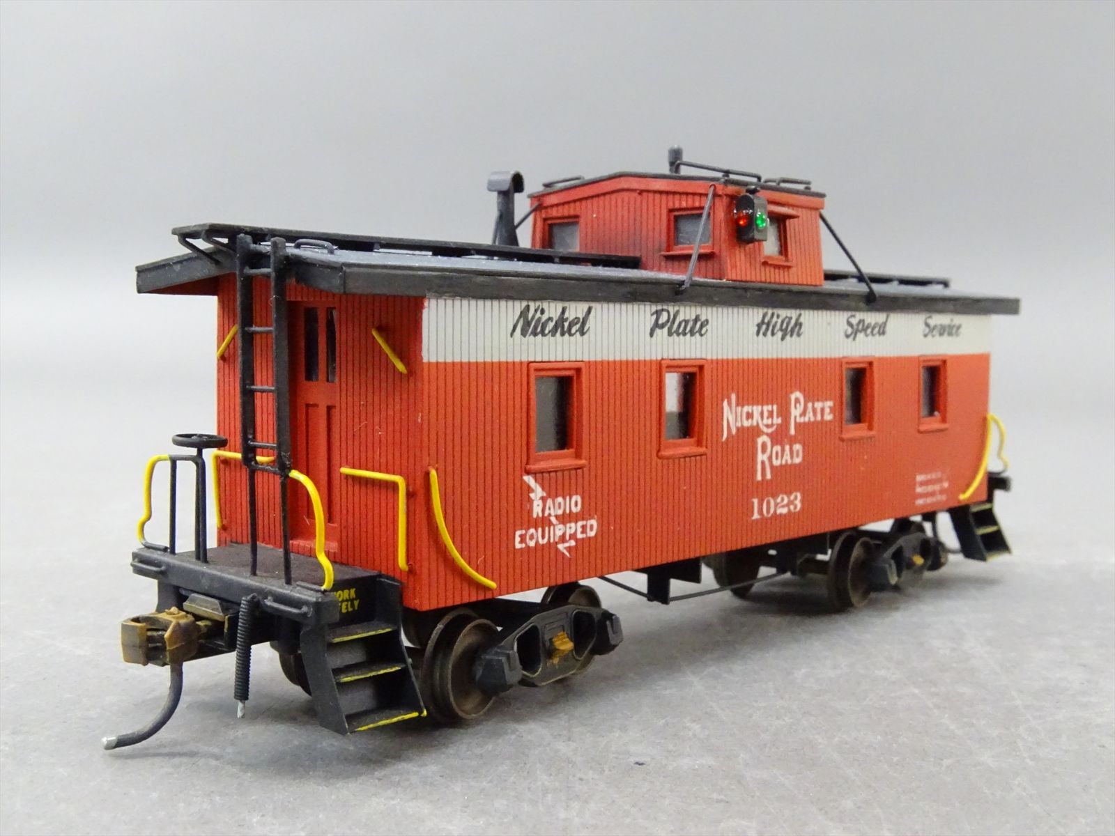 HO Brass Model - NPP NKP Nickel Plate Road Wood Caboose #1023 - Custom + Weathered - 1972 Run - KMT