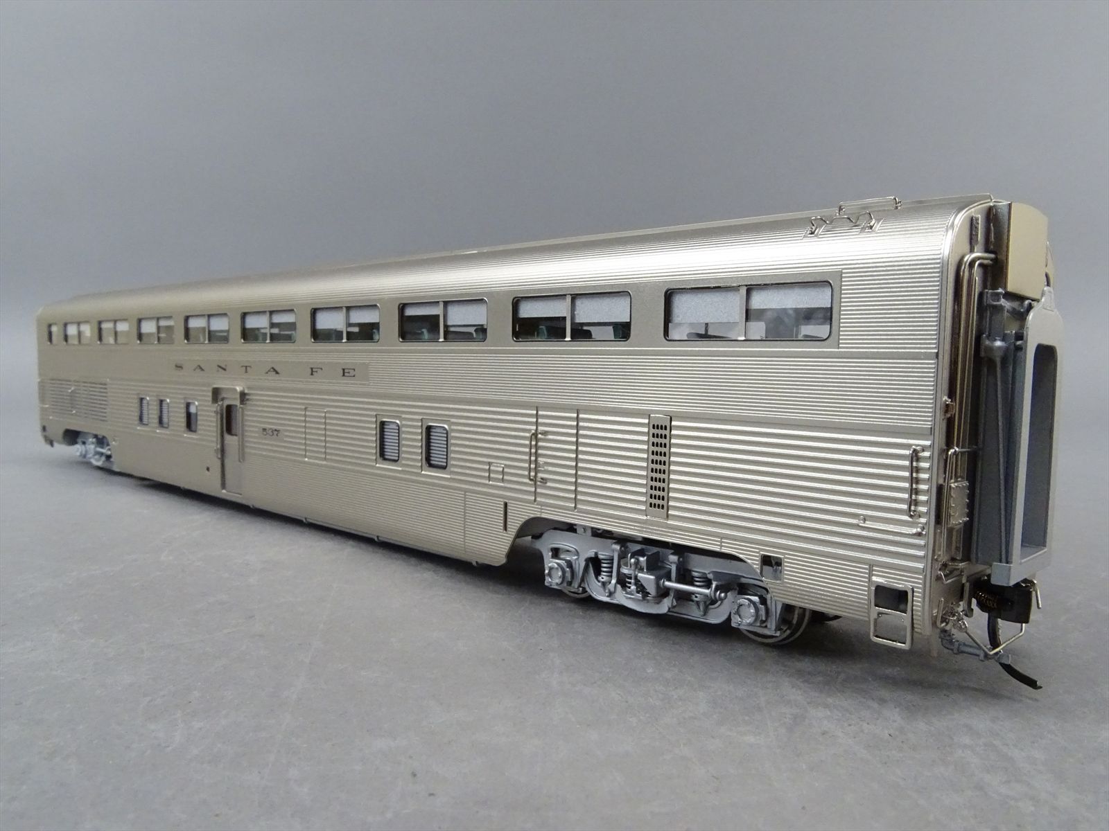 HO Brass Model - TCY 0459 AT&SF Santa Fe Budd Step Down Ends Coach #537 ...