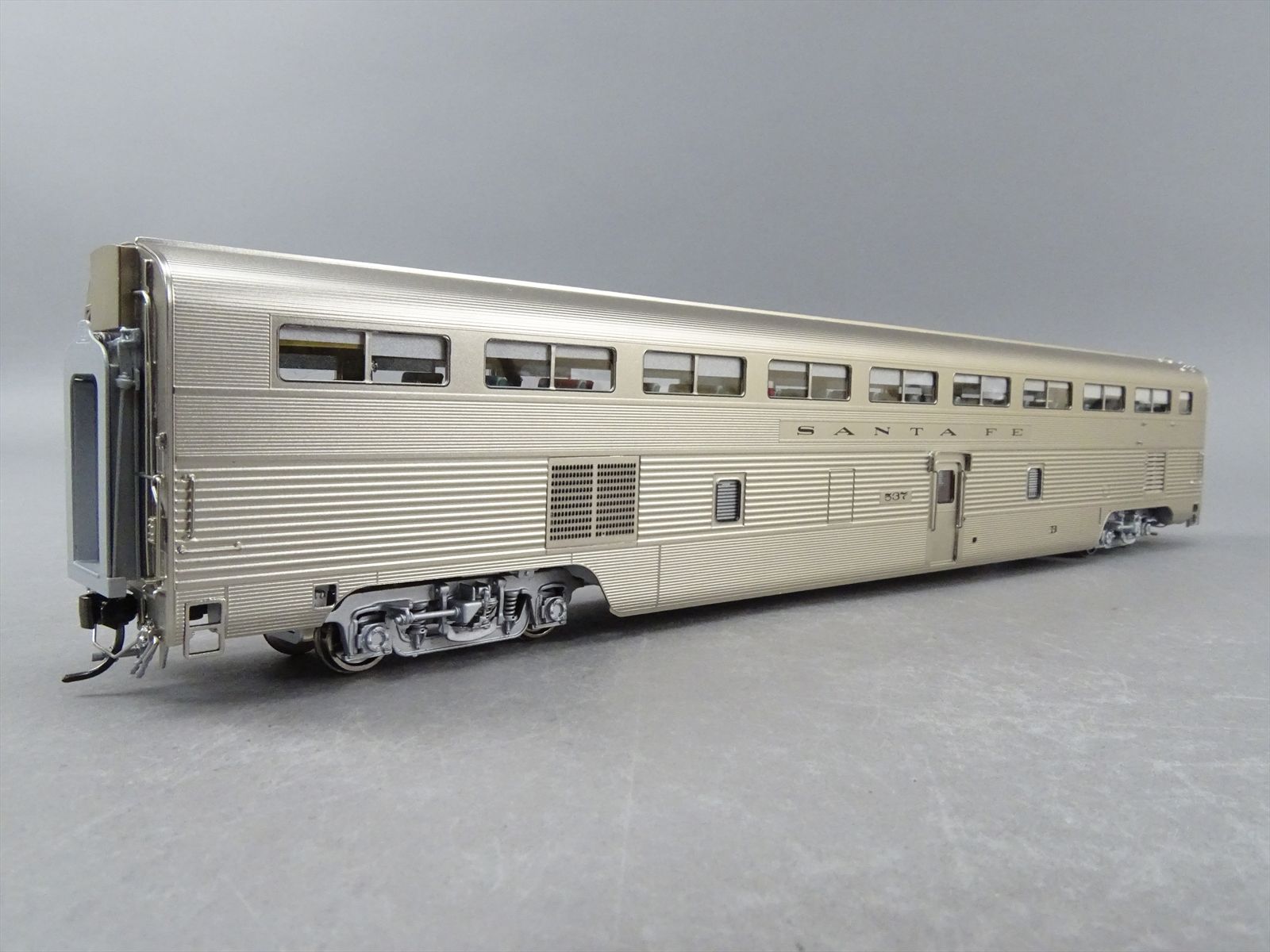 HO Brass Model - TCY 0459 AT&SF Santa Fe Budd Step Down Ends Coach #537 ...