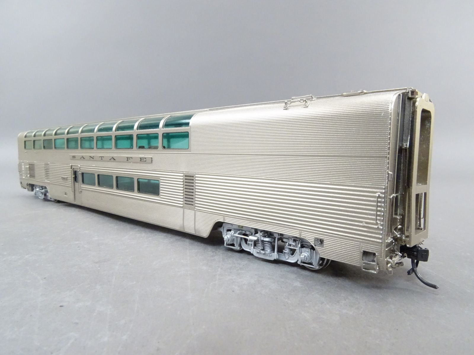 HO Brass Model - OMI 087040013.1 AT&SF Santa Fe High Level Lounge Car ...