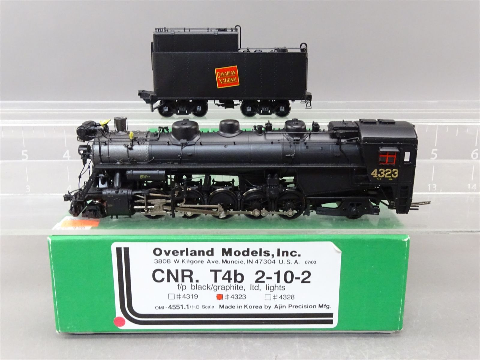 HO Brass Model - OMI 4551.1 CN CNR Canadian National T4b 2-10-2 #4323 ...