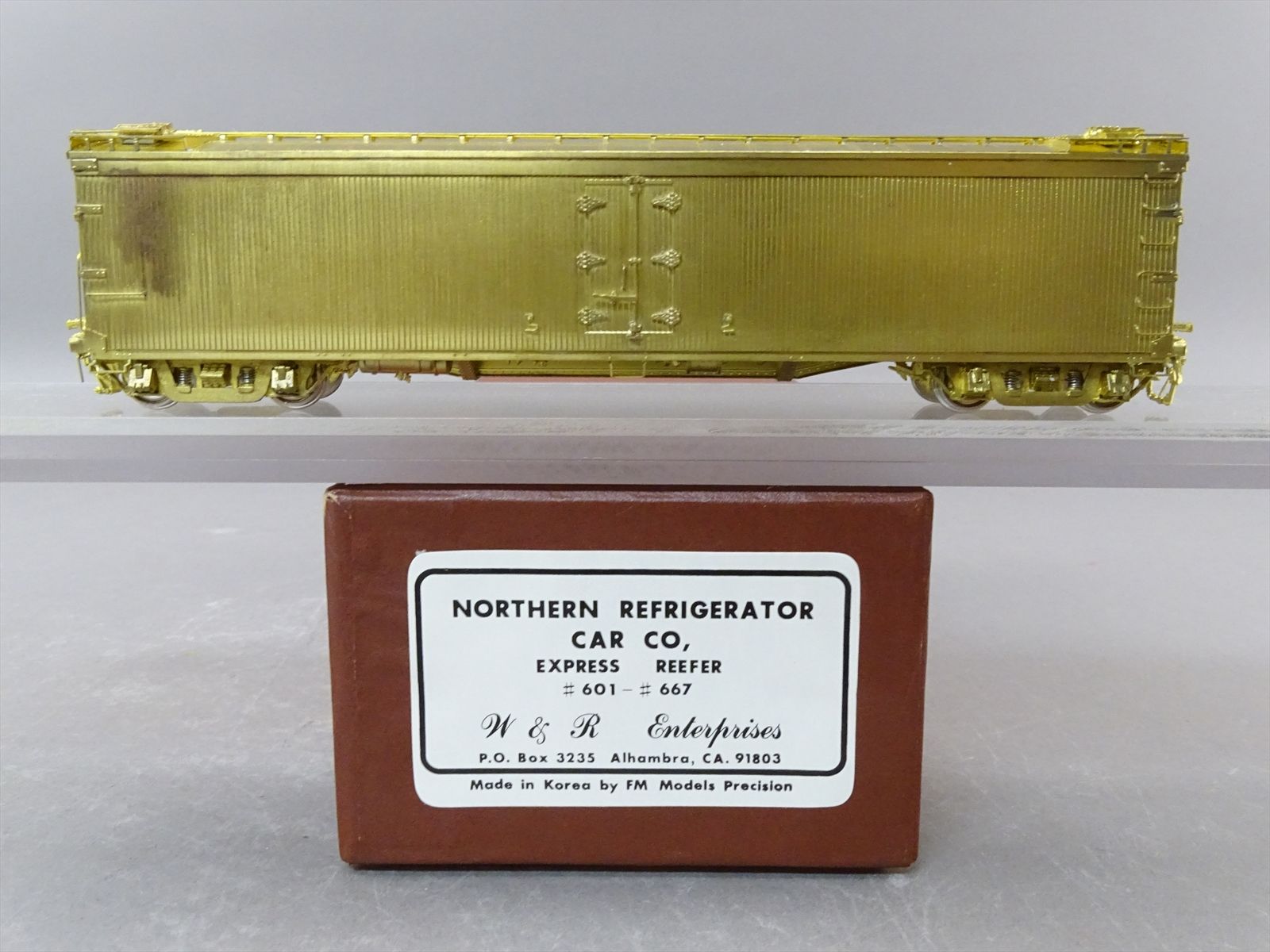 HO Brass Model - W&R NP Northern Refrigerator Car Co Express Reefer ...
